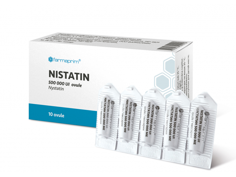 Nystatin vaginal ovules suppositories 500000 IU №10
