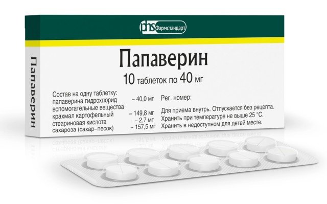 Papaverine FST tablets 40mg №10 in USA online